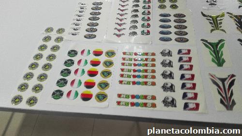 Calcomanías en resina en Usaquén